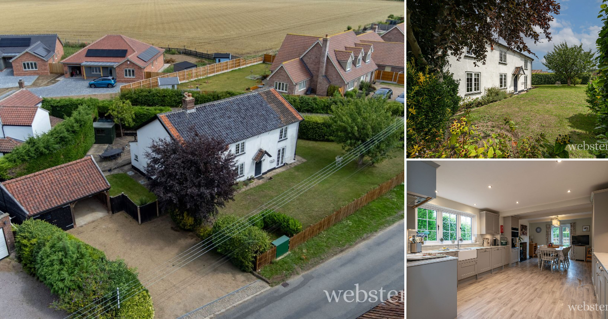 4 bed detached house for sale in Middle Road, Great Plumstead, NR13 | Websters